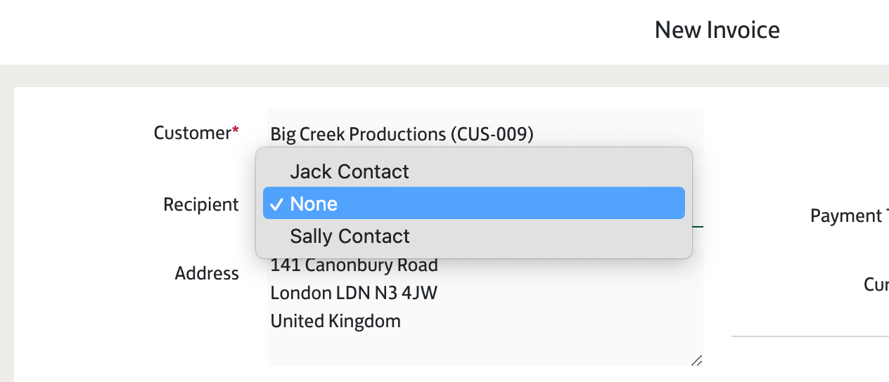 How can I create one customer with multiple recipients for a client ...
